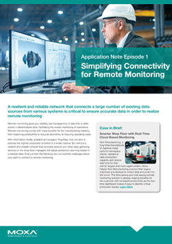Simplifying Connectivity for Remote Monitoring | Moxa